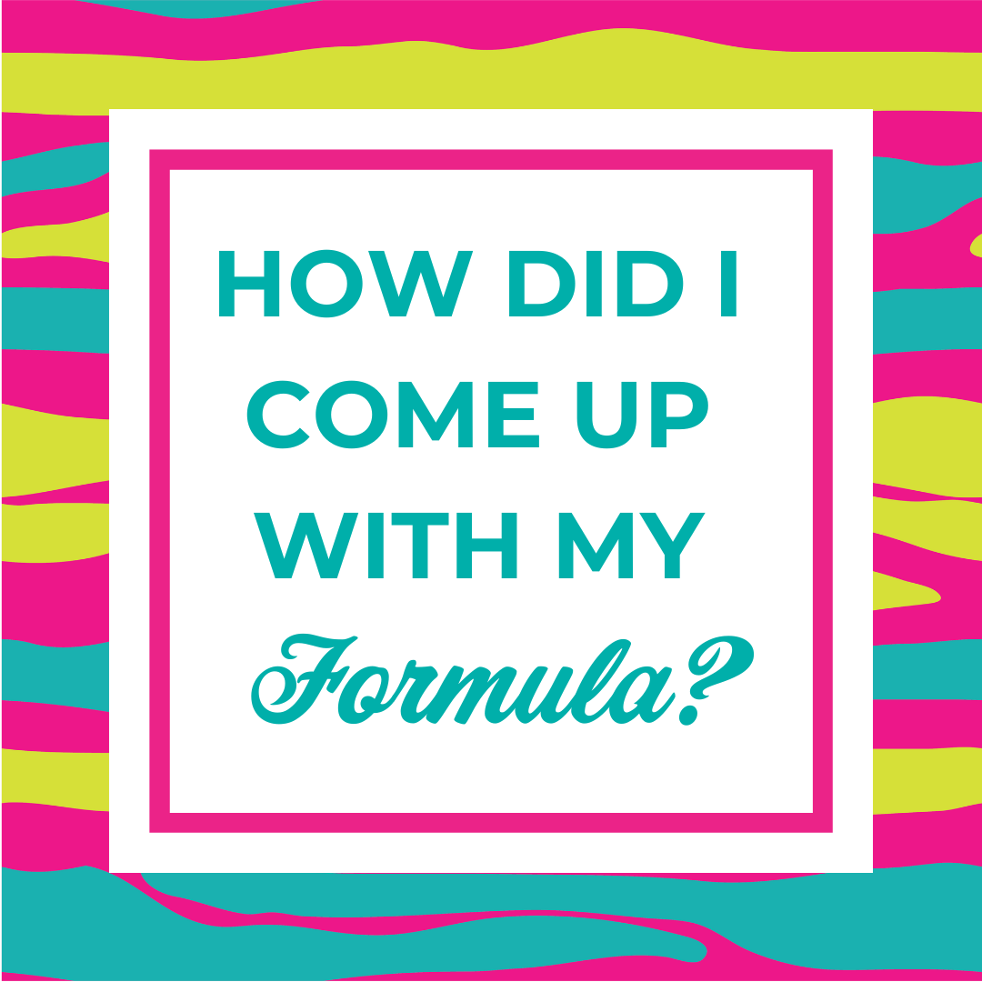 Different Ingredients: How I Developed My Unique Formula